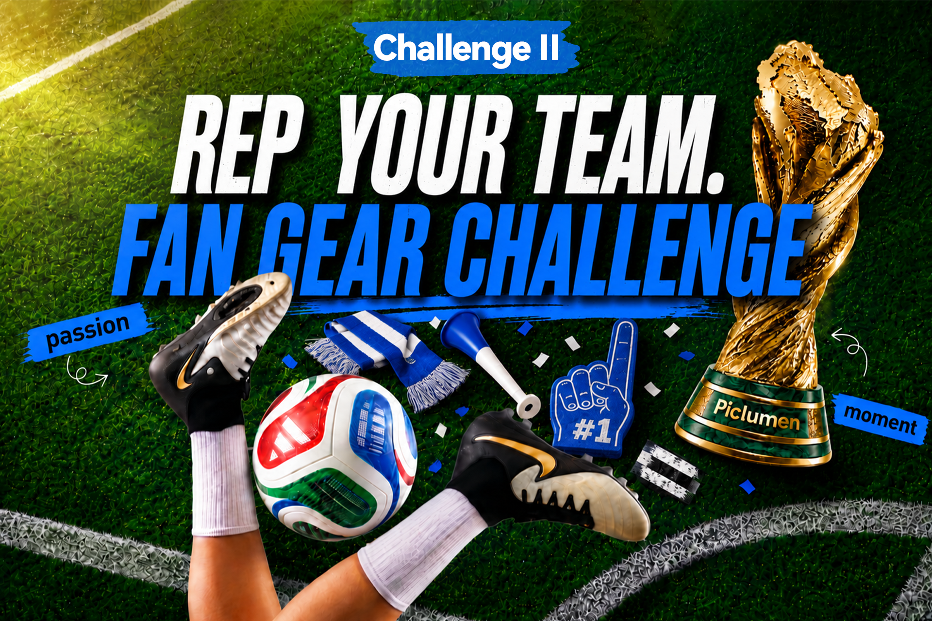 ⚽ Rep Your Team: Fan Gear Challenge - Share & Win Rewards | PicLumen