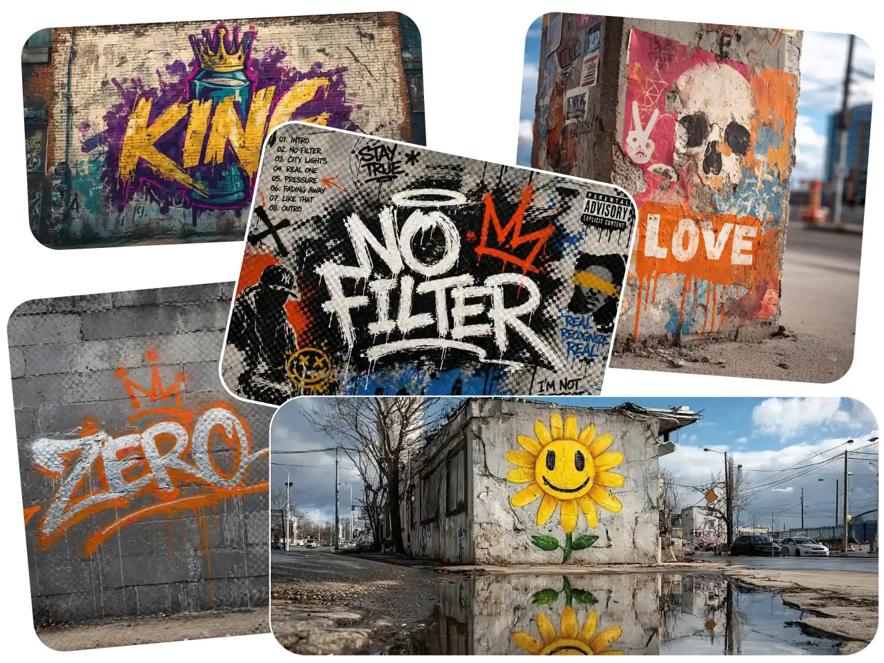 Free AI Graffiti Generator for Tags & Street Art | PicLumen